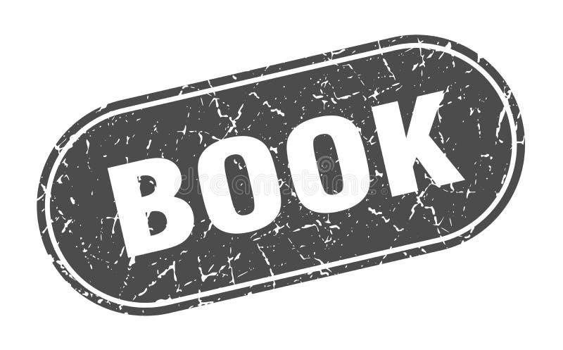 Book Sign. Book Grunge Stamp Stock Vector - Illustration of button ...
