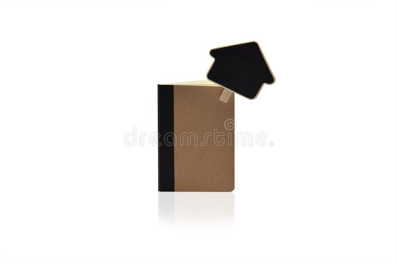 Book with sign house stock image. Image of real, business - 68675389
