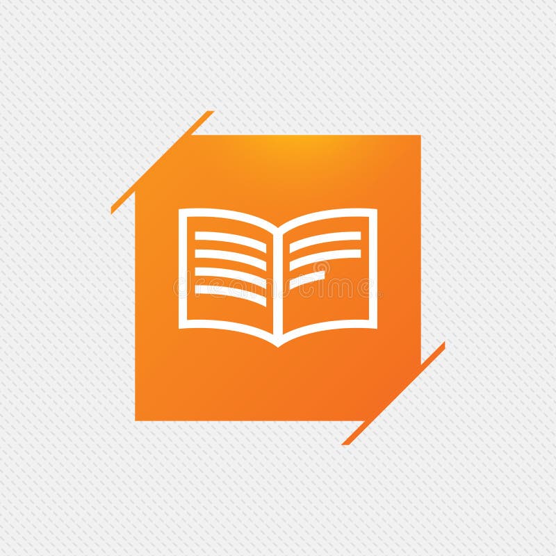 Book Sign Icon. Open Book Symbol Stock Vector - Illustration of label ...