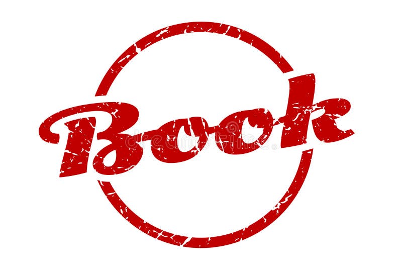 Book Sign. Book Round Vintage Stamp Stock Vector - Illustration of ...