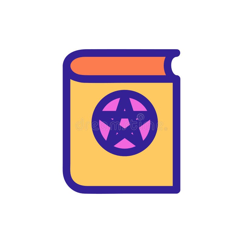 Book Spells Icon Vector. Isolated Contour Symbol Illustration Stock ...