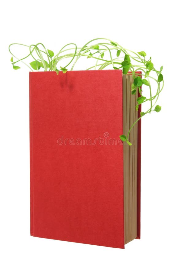 Book with Sprout stock photo. Image of background, learn - 30732870