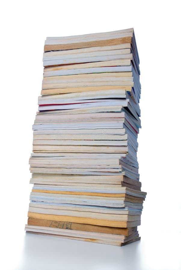 Book Stack on the Desk in the Library Room Under Sunrays Stock Photo ...