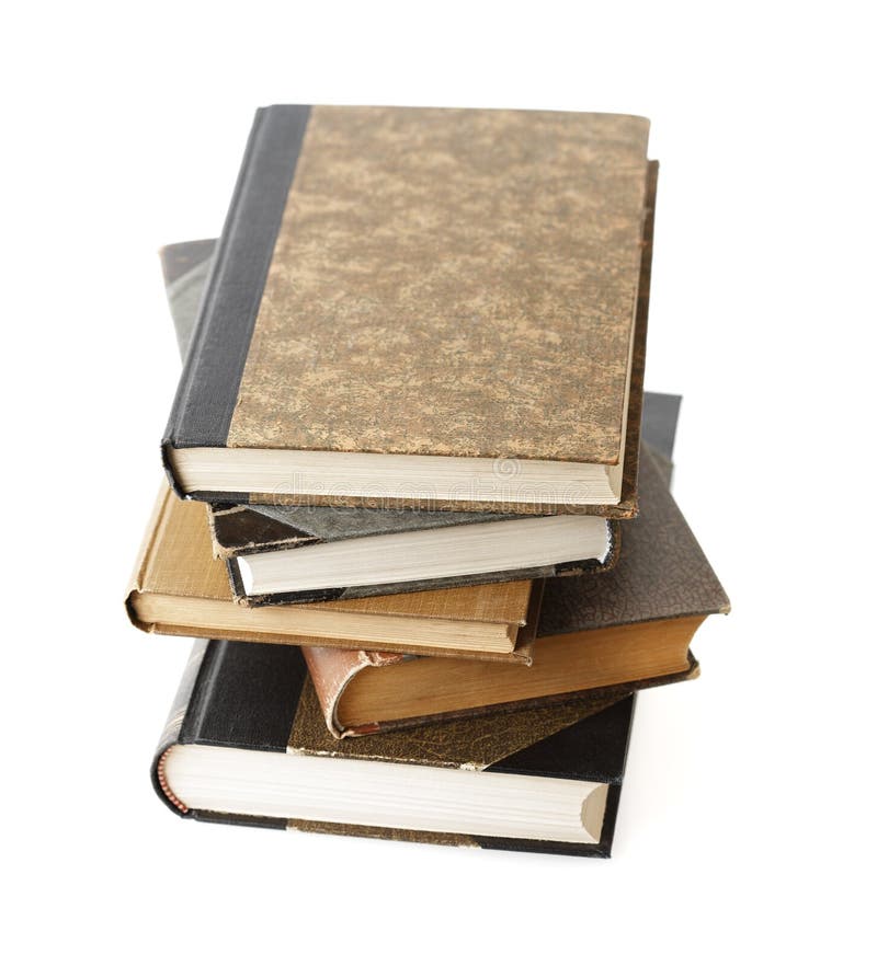 Book stack stock photo. Image of books, literature, isolated - 8011398