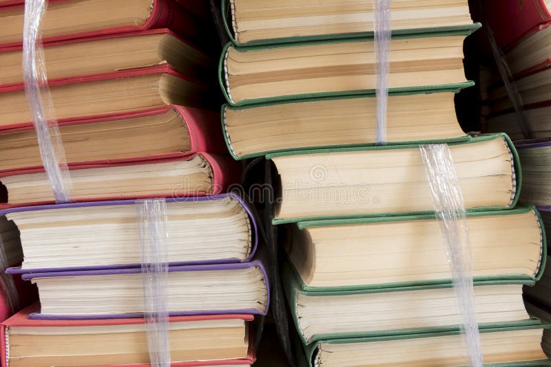Book stack stock image. Image of books, study, paper - 118378627