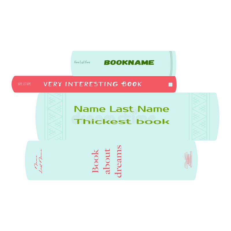 Book Stack of Books Book Spine Stock Vector - Illustration of knowledge ...