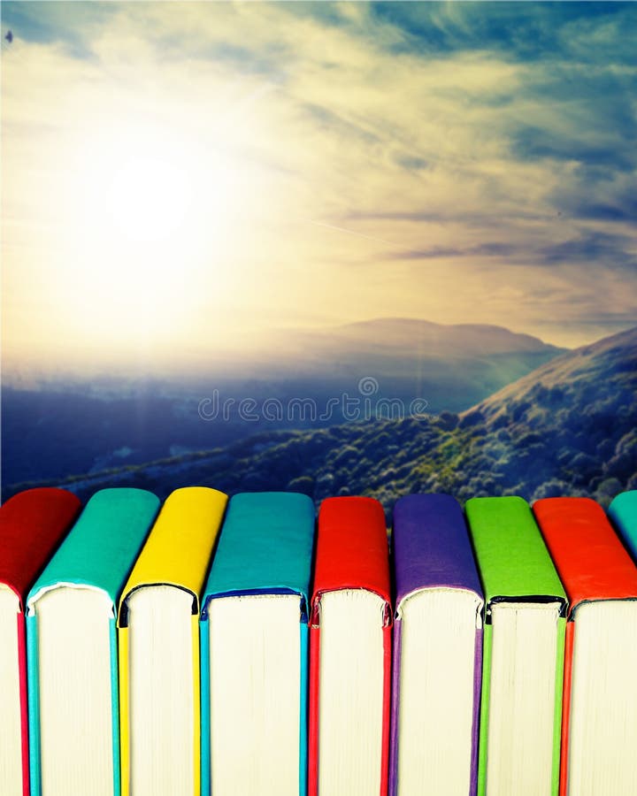 Book Stack stock photo. Image of book, textbook, reading - 59854160