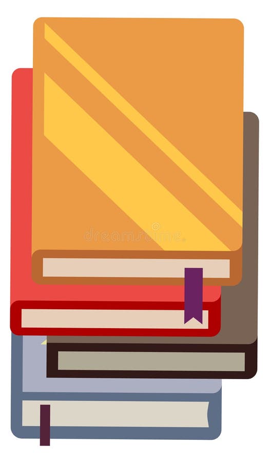 Book Stack Icon. Education Symbol Stock Vector - Illustration of ...