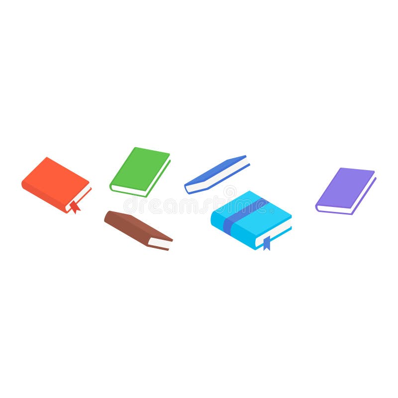 Book Stack Vector Art Illustration Stock Vector - Illustration of ...