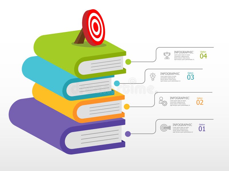 Vertical Infographic Design with Icons and 3 Options or Steps. Thin ...