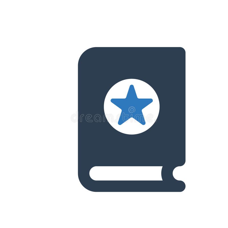 Book Star Icon stock illustration. Illustration of knowledge - 393378488