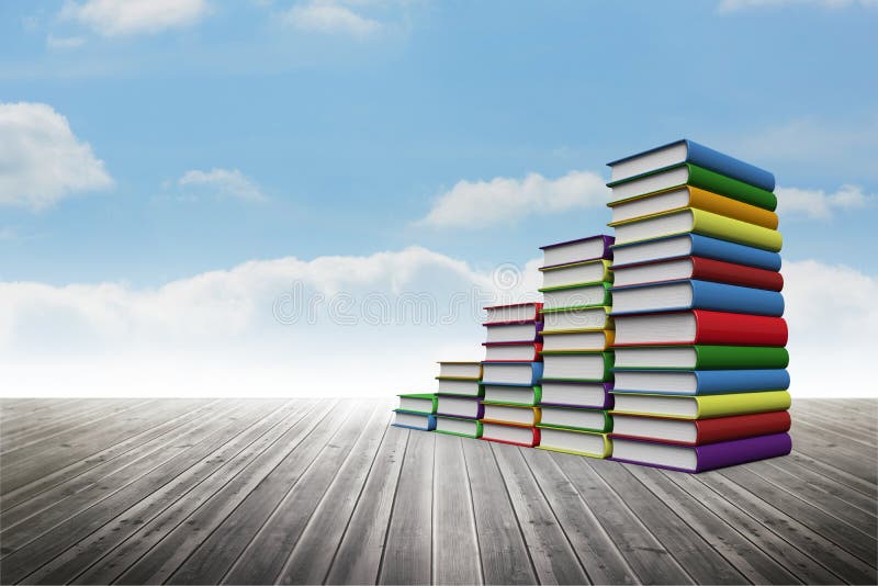 Book steps stock illustration. Illustration of generated - 37368520