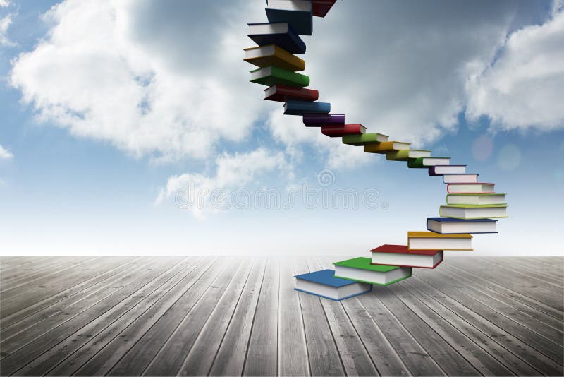 Book steps stock illustration. Illustration of book, digital - 37368539