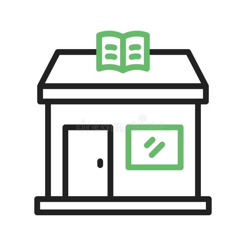 Book Store Icon Image. stock vector. Illustration of outline - 288132808
