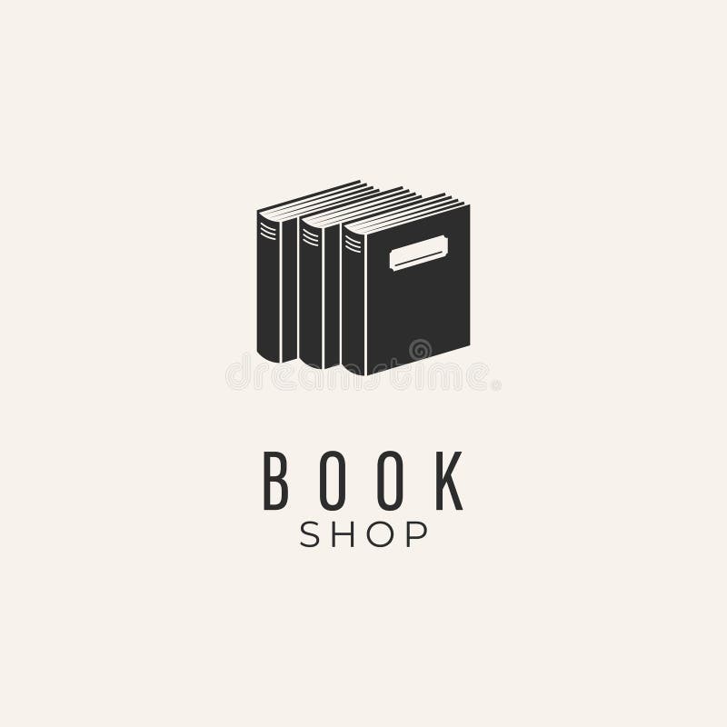 Book Store Line Logo Icon Vector Design Illustration Stock Illustration ...