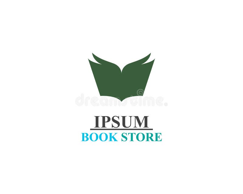 Book Store Logo Illustration Template Vector Stock Vector ...