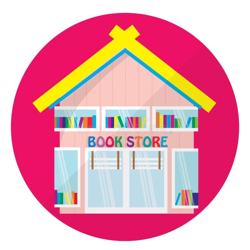 Book Store. Vector Illustration Decorative Design Stock Vector ...