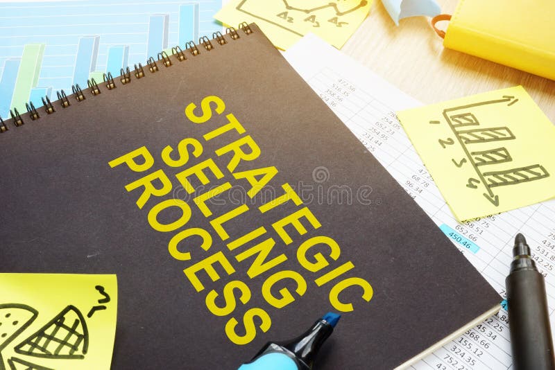 Book about Strategic Selling Process. Stock Photo - Image of corporate ...