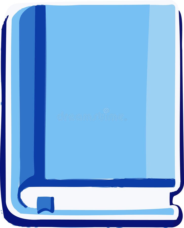 Book Symbol Icon Vector Blue Blue Reading Stock Vector - Illustration ...