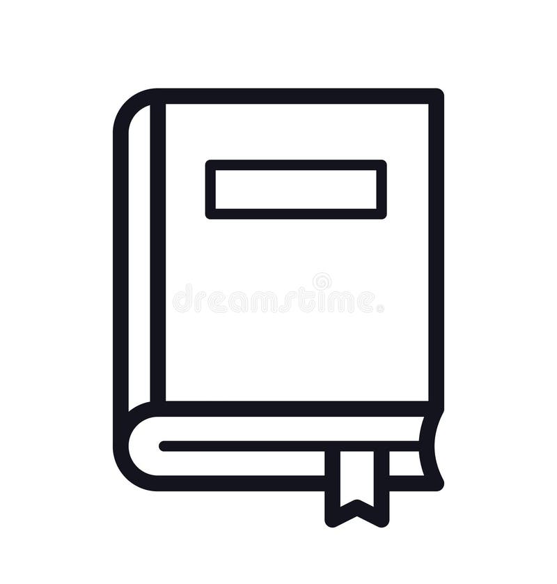 Book Symbol Textbook Vector Icon Stock Vector - Illustration of icon ...