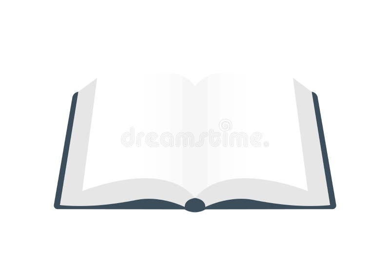 Book Symbol. Vector Illustration in Flat Style on White Background ...