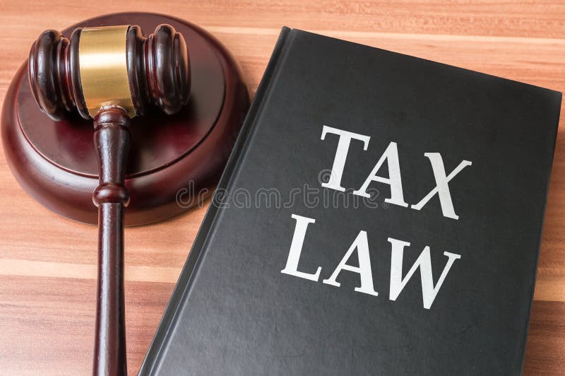 Tax law on a table. stock image. Image of judicial, revenue - 102913913