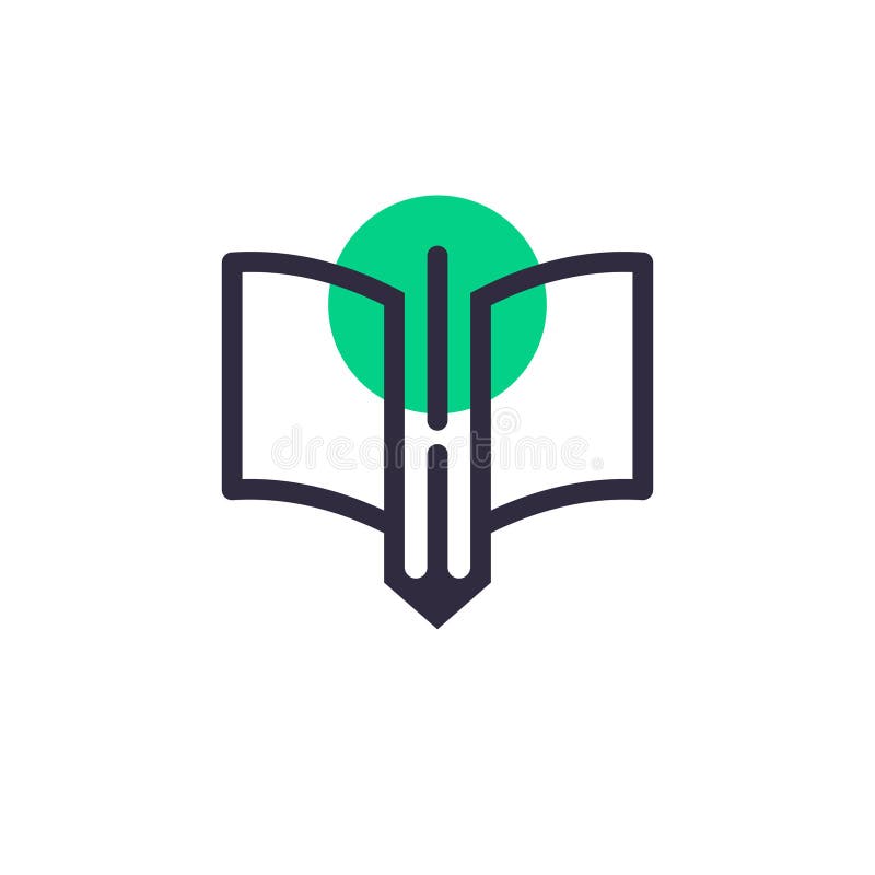 Book Tech Logo Design Vector Icon with Modern Idea Stock Vector ...