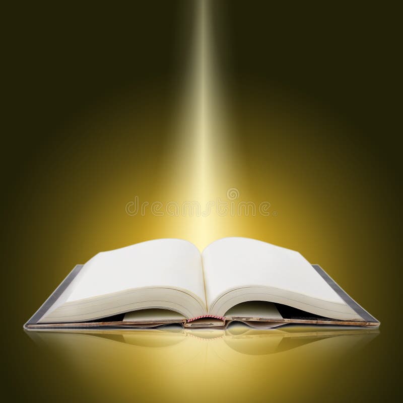 Open Glowing Book Bright Lights Colors Stock Photos - Free & Royalty ...