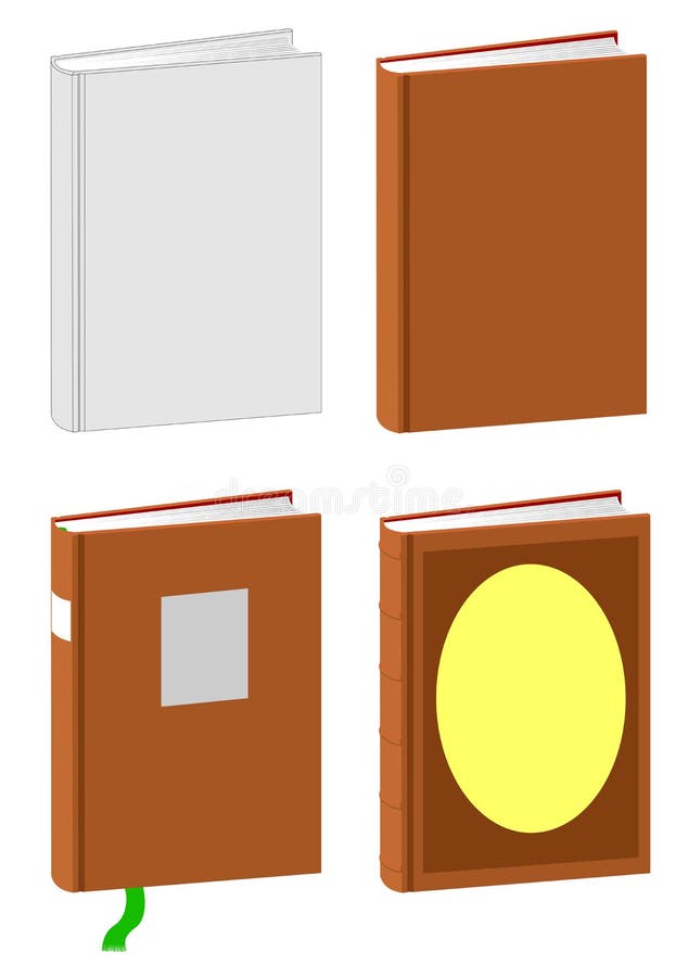 Book templates stock vector. Illustration of library, medium - 1928459