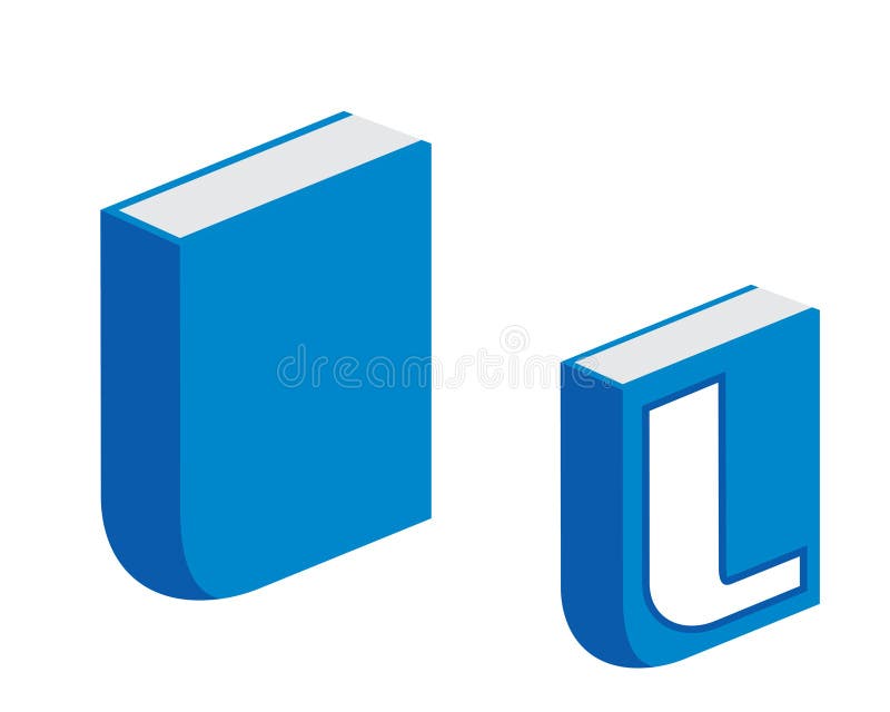 Book Text Book L Logo Icon Template Stock Vector - Illustration of ...