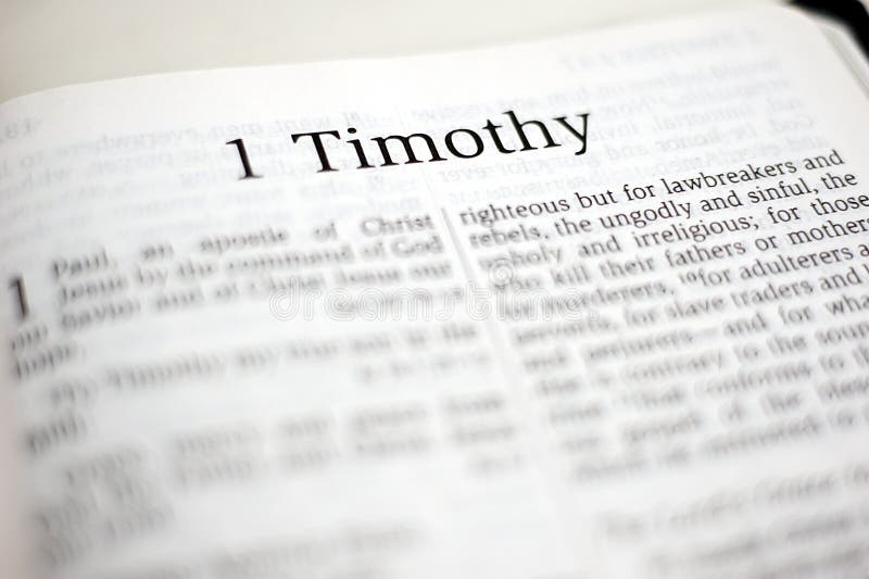 Book of 1 Timothy stock image. Image of praying, religion - 38717697