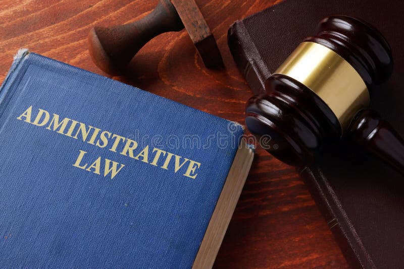 Book with Title Administrative Law. Stock Image - Image of regulation ...