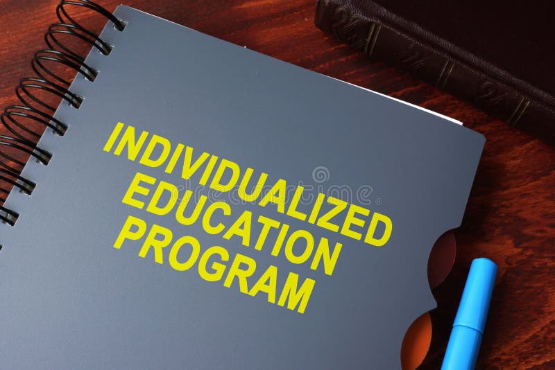 Book with Title Individualized Education Program (IEP) Stock Image ...
