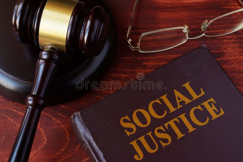 Book with Title Social Justice Stock Image - Image of equal, justice ...
