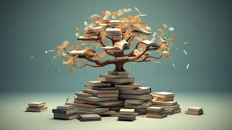 Book Tree, Tree of Knowledge Stock Photo - Image of education, paper ...
