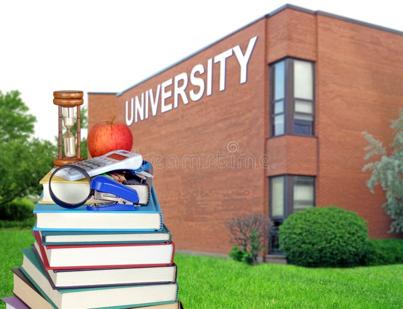 Book and university stock image. Image of outside, accessory - 58732631