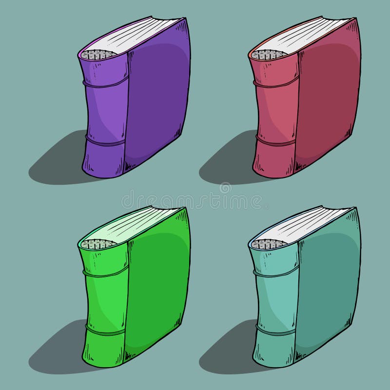 Book. Vector of a Book. Hand Drawn Book Stock Vector - Illustration of ...