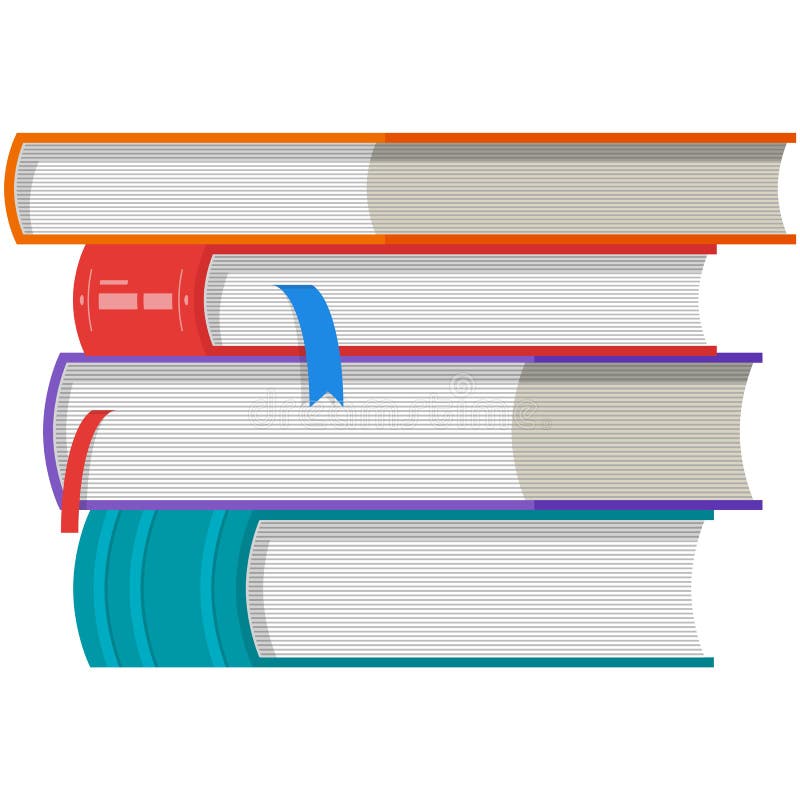 Book Vector Stack Library and School Education Icon Stock Vector ...