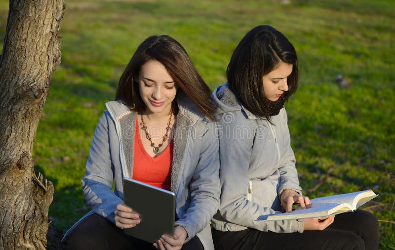 Book vs Tablet stock image. Image of network, browsing - 39705345