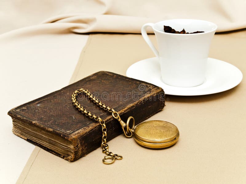 Book and watch stock image. Image of education, metallic - 12158463