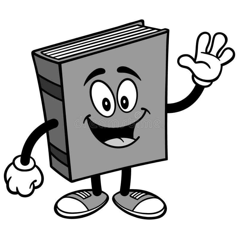 Book Waving Illustration stock vector. Illustration of diary - 98608328