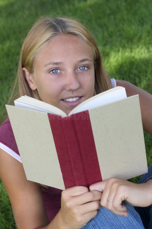 Book Woman stock image. Image of teen, school, books, girl - 181485