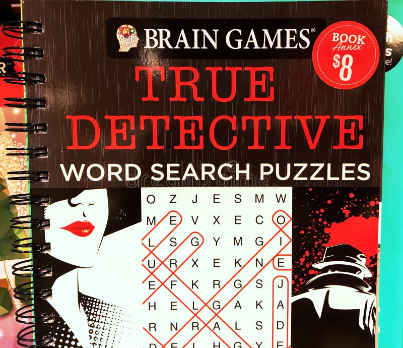 Book of Word Search Puzzles Editorial Image - Image of braingames ...