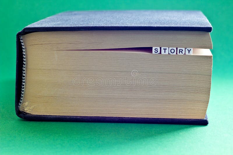 It is book with word story stock photo. Image of handbook - 79609216