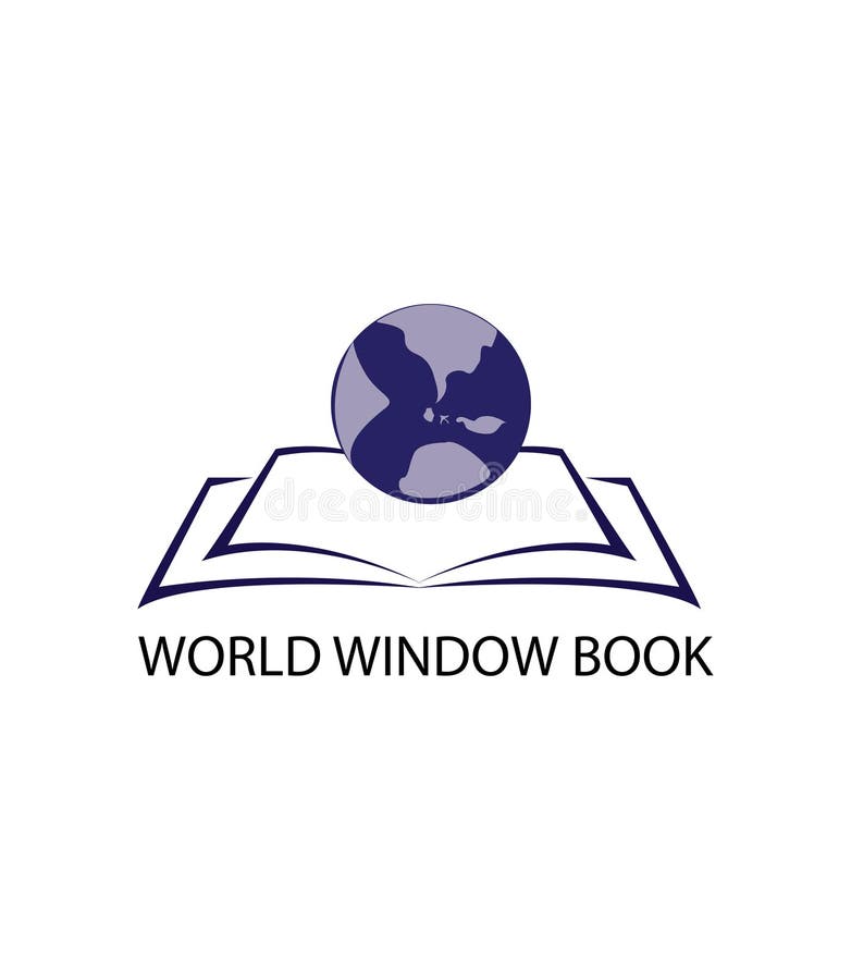 Book and world logo vector stock illustration. Illustration of vector ...