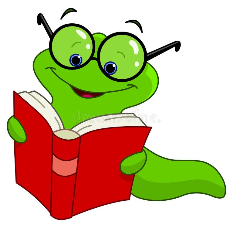 Book Worm Character Stock Illustrations – 1,295 Book Worm Character ...