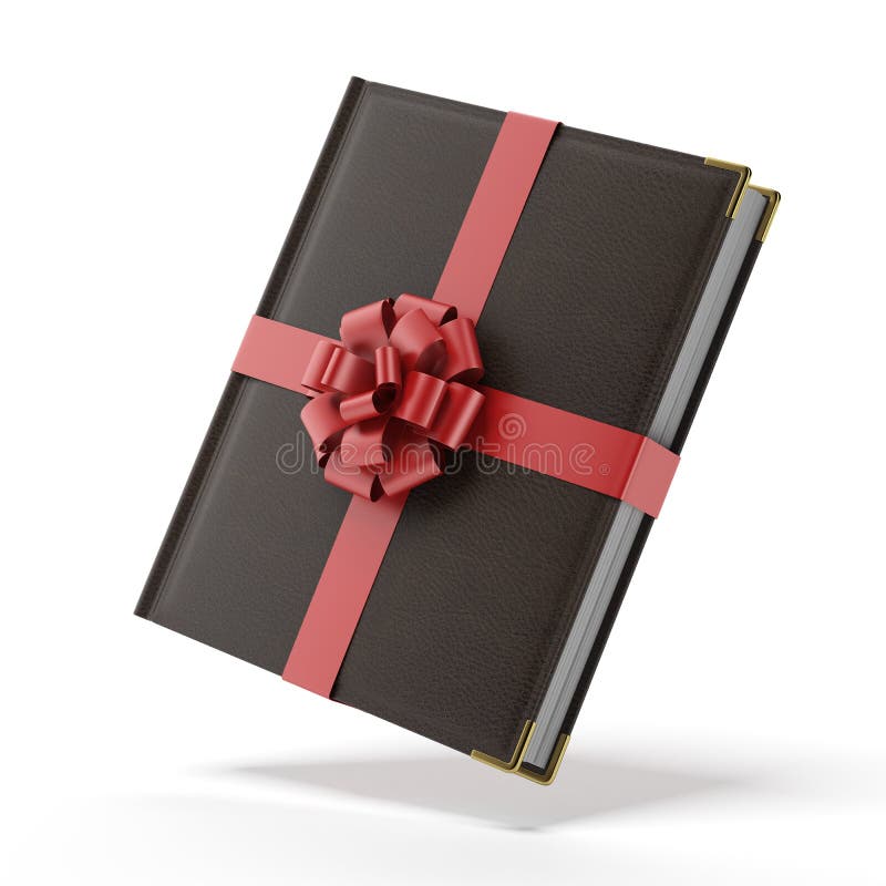 Stack of Books Wrapped with a Red Ribbon Stock Vector - Illustration of ...