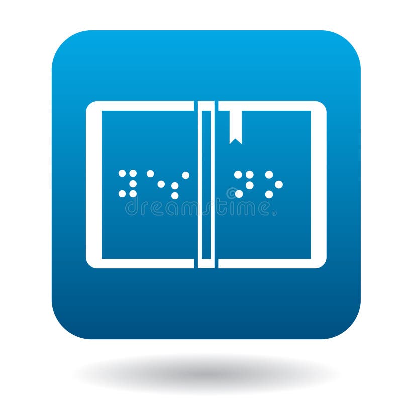Book Braille for Blind Icon, Cartoon Style Stock Vector - Illustration ...