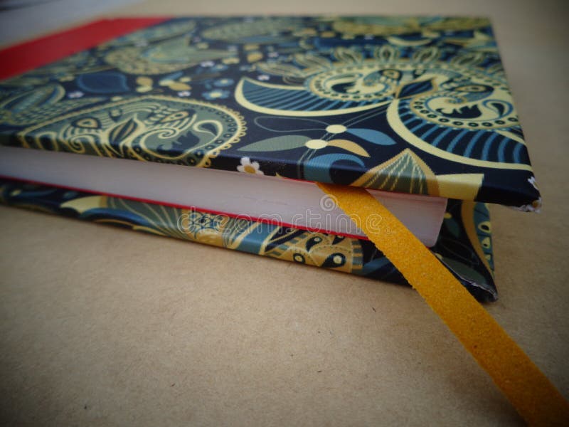 Bookbinding notebook stock image. Image of design, creativo - 141280125