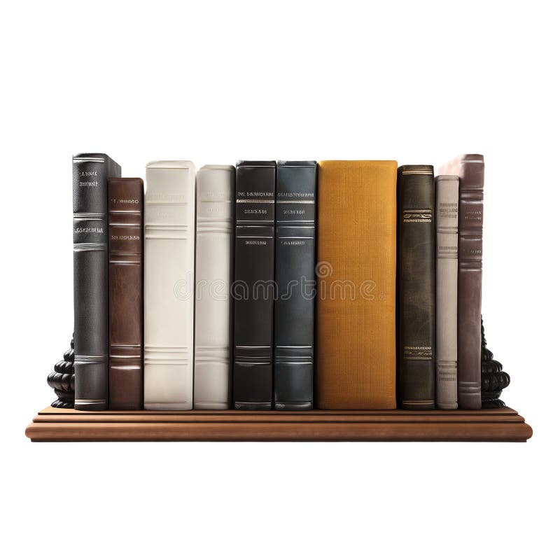 Bookends Against Transparent Background Ai Generated Stock Illustration ...